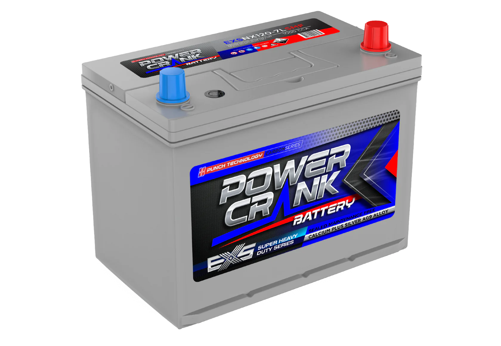 PowerCrank EXSNX120-7LSMF 4X4 1000 CCA SMF (N70ZZLMF)