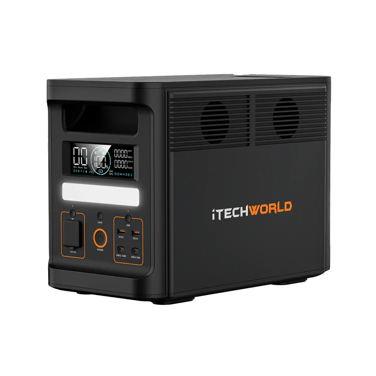 iTechWorld PS1800 PRO Portable Lithium Power Station | 1800W 1536Wh